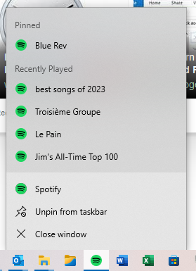 Clearing Individual Jump Lists in Windows 10 – jimcofer.com
